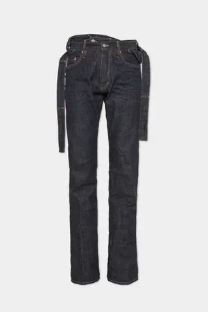 Dsquared2 X Luca Magliano Japanese Rinse Denim Butch Jeans - Blue