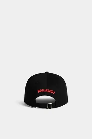 Dsquared2 Baseball Cap With "oops, We Did It Again" Embroidery