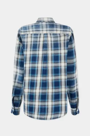 Dsquared2 Checked Cotton Oversized Shirt