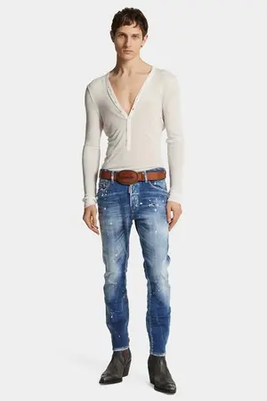 Dsquared2 Medium Wash Skater Jeans