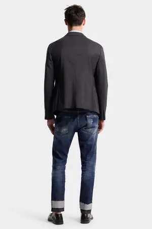 Dsquared2 Teddy Jeans Dark Wash - Blue