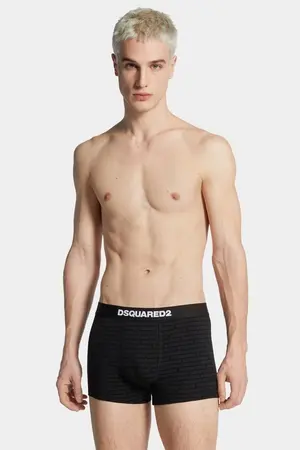 Dsquared2 All-over Logo Stretch Boxer Briefs