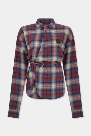 Dsquared2 Plaid Wrap Shirt - Fantasy