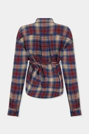 Dsquared2 Plaid Wrap Shirt