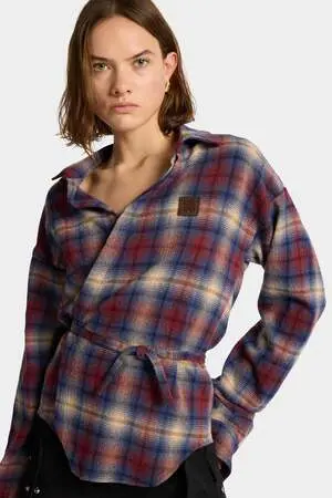 Dsquared2 Plaid Wrap Shirt