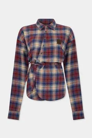 Dsquared2 Plaid Wrap Shirt