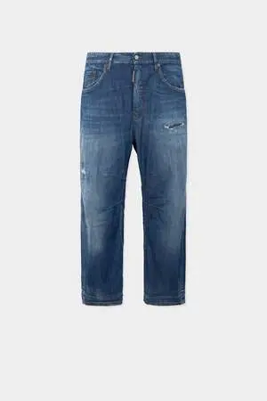 Dsquared2 Medium Wash Distressed Jeans - Blue