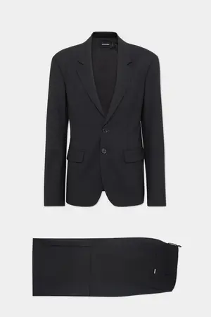 Dsquared2 Tropical Wool Suit - Black