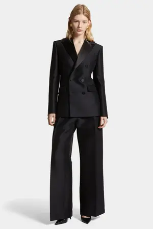 Dsquared2 Tuxedo Suit With Wide Lapel
