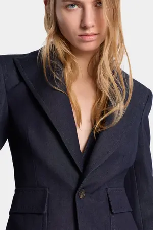 Dsquared2 Indigo Wash Denim Three-piece Suit