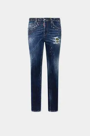 Dsquared2 Dark Wash 642 Jeans - Blue