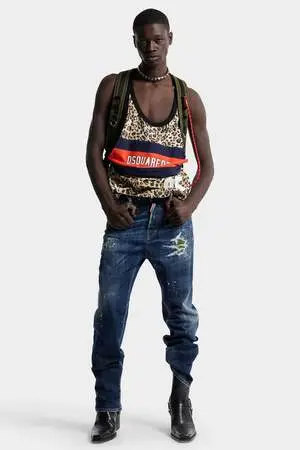 Dsquared2 Dark Wash 642 Jeans - Blue