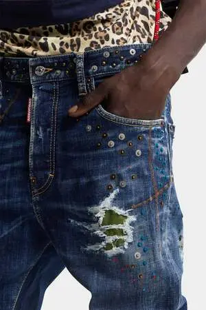 Dsquared2 Dark Wash 642 Jeans - Blue