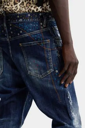 Dsquared2 Dark Wash 642 Jeans - Blue