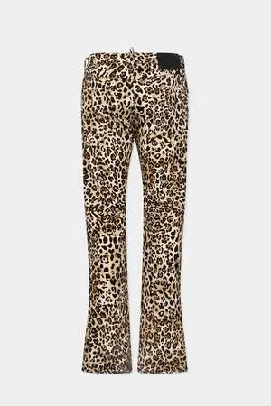 Dsquared2 American Jeans With Wild2 Print - Black