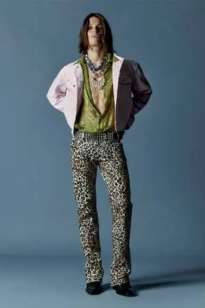 Dsquared2 American Jeans With Wild2 Print - Black