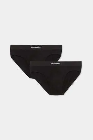 Dsquared2 Brief Twin Pack - Black