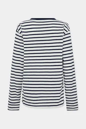 Dsquared2 Striped Cotton Jersey Long Sleeve T-shirt