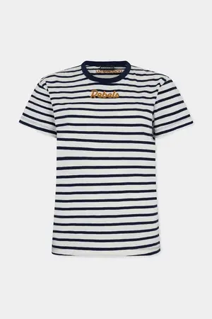 Dsquared2 Striped Just Right Fit T-shirt - Fantasy