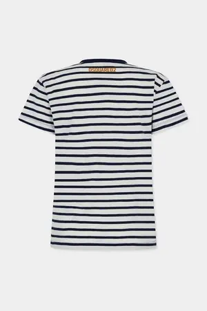 Dsquared2 Striped Cotton Jersey T-shirt