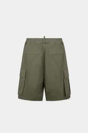 Dsquared2 Cotton Ripstop Cargo Shorts