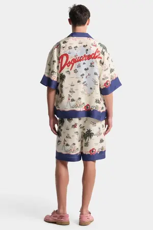 Dsquared2 Aloha Souvenir Boxer Shorts - Black