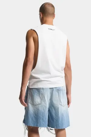 Dsquared2 Light Destroyed Wash Surfer Shorts