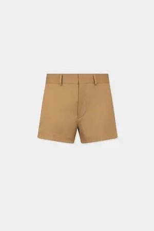 Dsquared2 Tailored Cotton Tennis Shorts - Beige