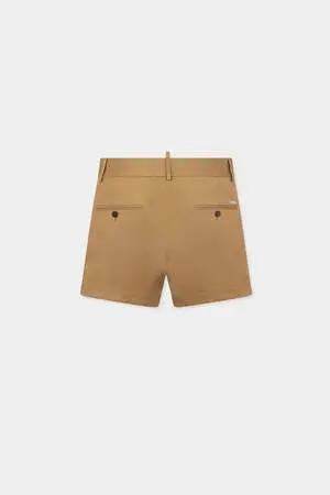 Dsquared2 Tailored Cotton Tennis Shorts - Beige