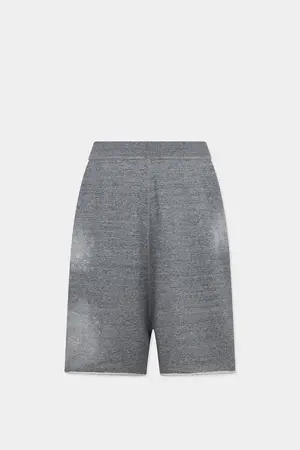 Dsquared2 Rebel Graffiti Studded Shorts