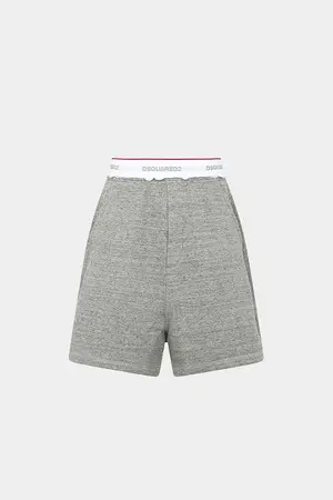 Dsquared2 Tape Big Fit Shorts - Grey