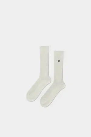 Dsquared2 Upside Mid-crew Socks With Logo - Grey