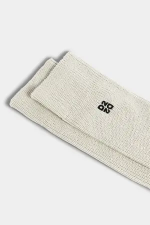 Dsquared2 Upside Mid-crew Socks With Logo - Grey