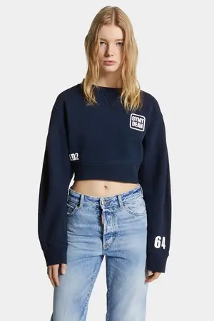 Dsquared2 Cropped Sweatshirt With Logo Detail