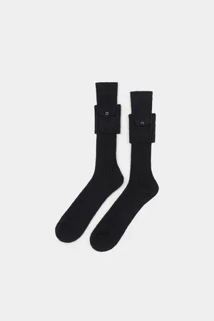 Dsquared2 Military Chic Mid-crew Socks - Black