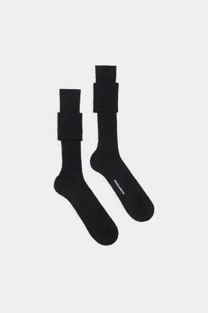 Dsquared2 Military Chic Mid-crew Socks - Black