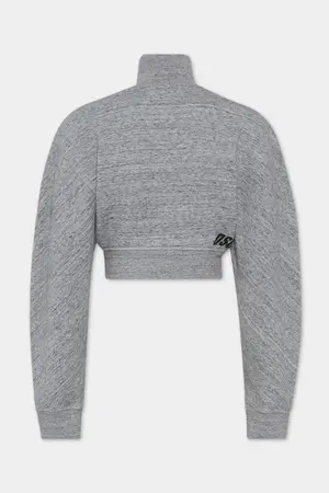Dsquared2 Gym Dean Zipped Cropped Crewneck