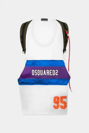 Dsquared2 Wil" Tank Top With Backpack Straps - White