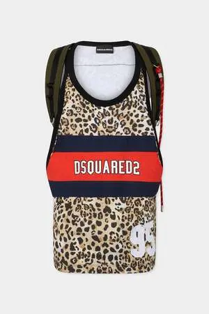 Dsquared2 Wild Rebel" Tank Top With Backpack Straps