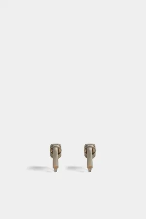Dsquared2 Baguette Rhinestone Clip-on Earrings