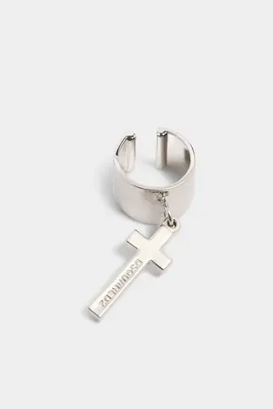 Dsquared2 Pierce Me Earring With Cross Detail