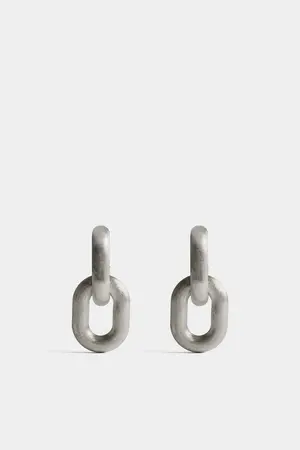 Dsquared2 Chain Link Earrings - Silver