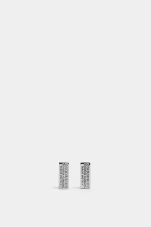Dsquared2 Geometric Statement Earrings - Silver