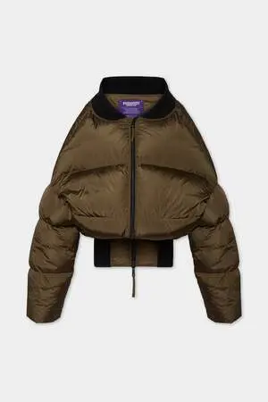 Dsquared2 Quilted Oversized Puffer Jacket - Green