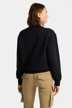 Dsquared2 Metal Upside Down Logo Crewneck Sweatshirt - Black