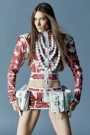 Dsquared2 Dancing Flowers Zip-up Jacket