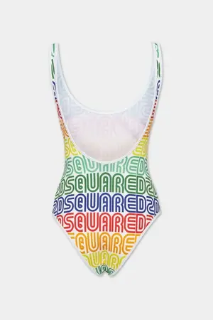 Dsquared2 Allover Logo One-piece
