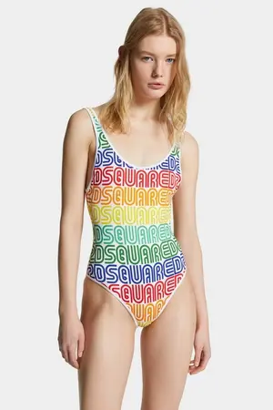 Dsquared2 Allover Logo One-piece