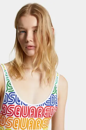 Dsquared2 Allover Logo One-piece