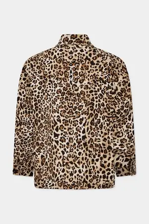 Dsquared2 Wild2 Print Stretch Cotton Field Jacket